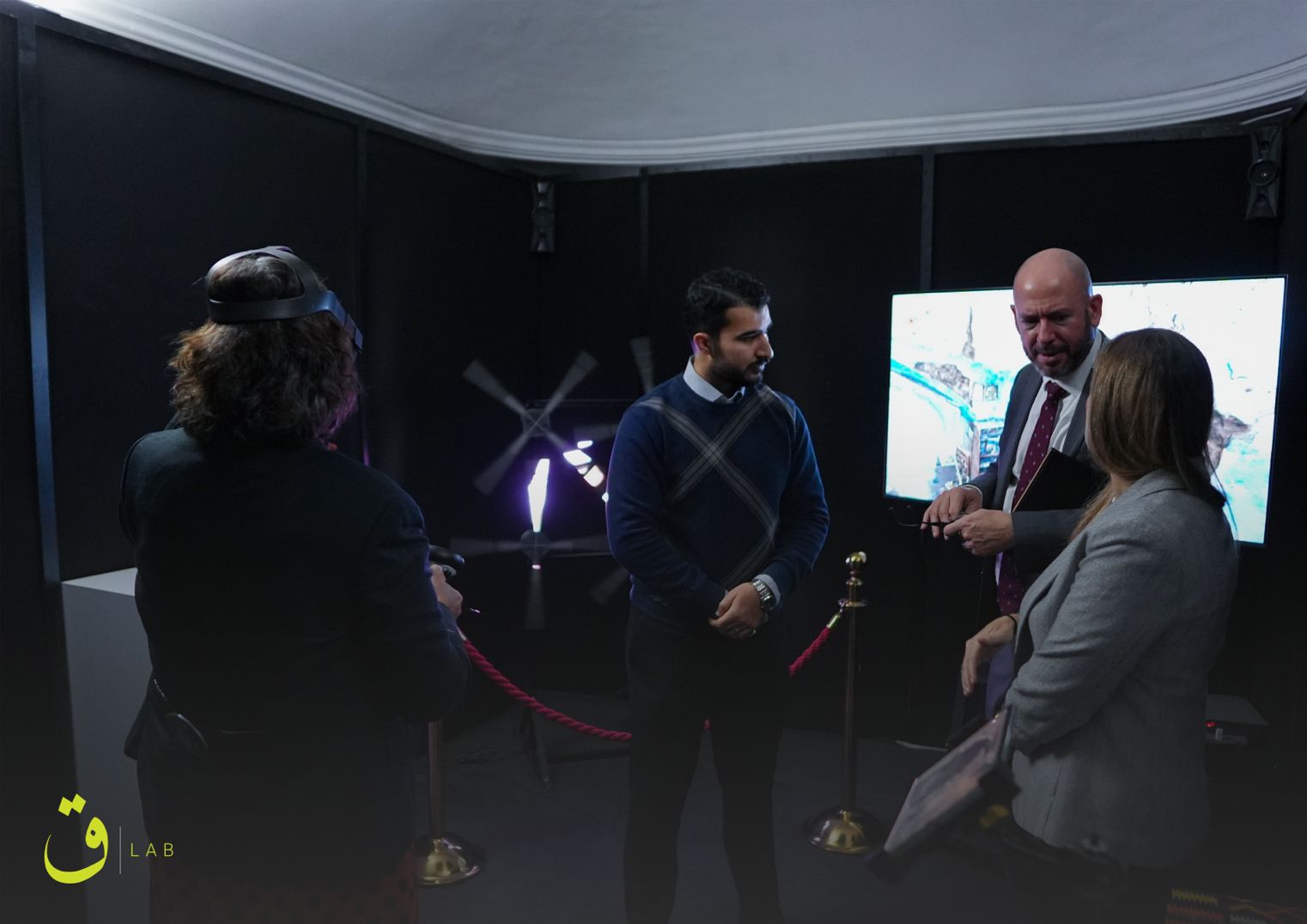 The British Council Visit to QAF Lab VR Museum | QAF Lab