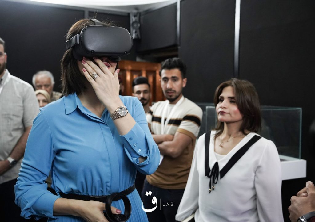 Mrs. Nawar Assem's visit to the VR Museum | QAF Lab