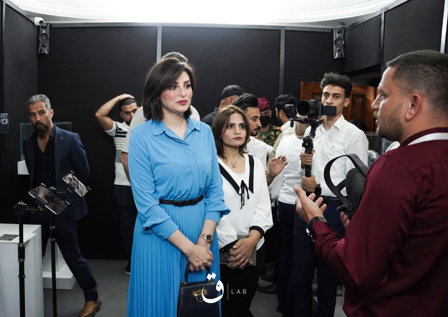 Mrs. Nawar Assem's visit to the VR Museum | QAF Lab